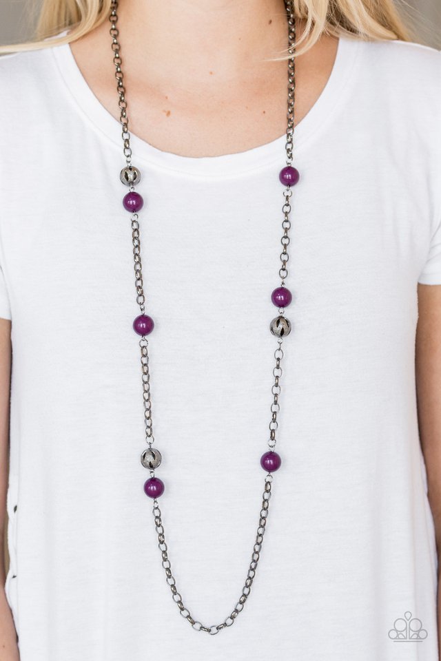 Paparazzi Fashion Fad Purple Necklace